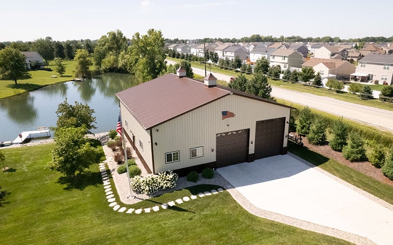 6 Driveway Options for Your Pole Barn
